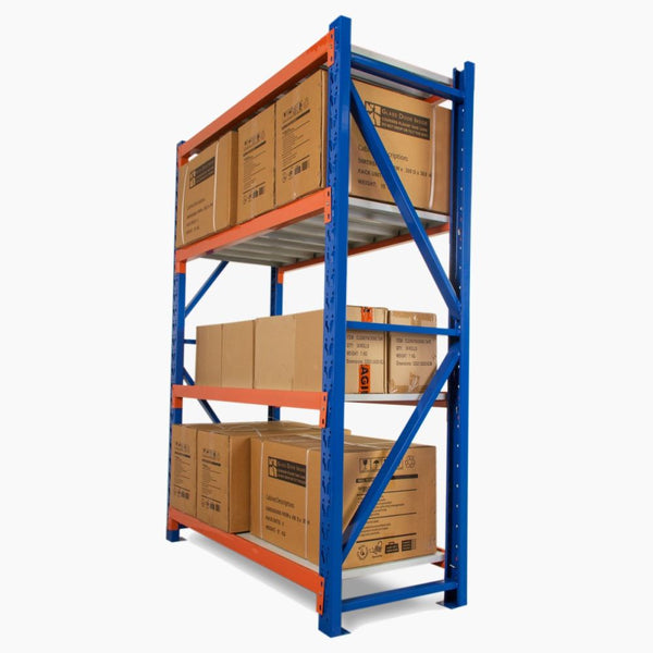 2m Tall Double Bay Heavy Duty Storage Shelving 2000H x 4000W x 600D | living4less NZ